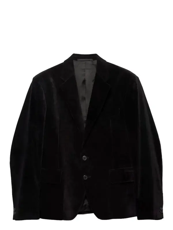 Prada Two-button Cotton Blazer - Black