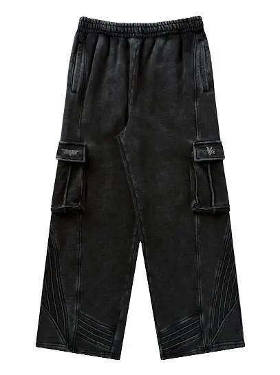 YOUNGLA X Batman Armored Sweatpants - Black Wash