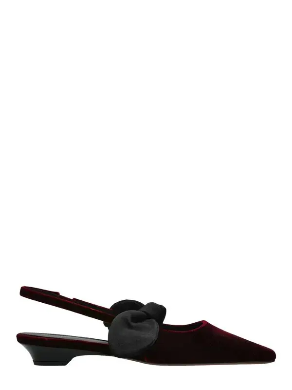 NEOUS Pumps With Slingback Strap And Bow Detailing - Black
