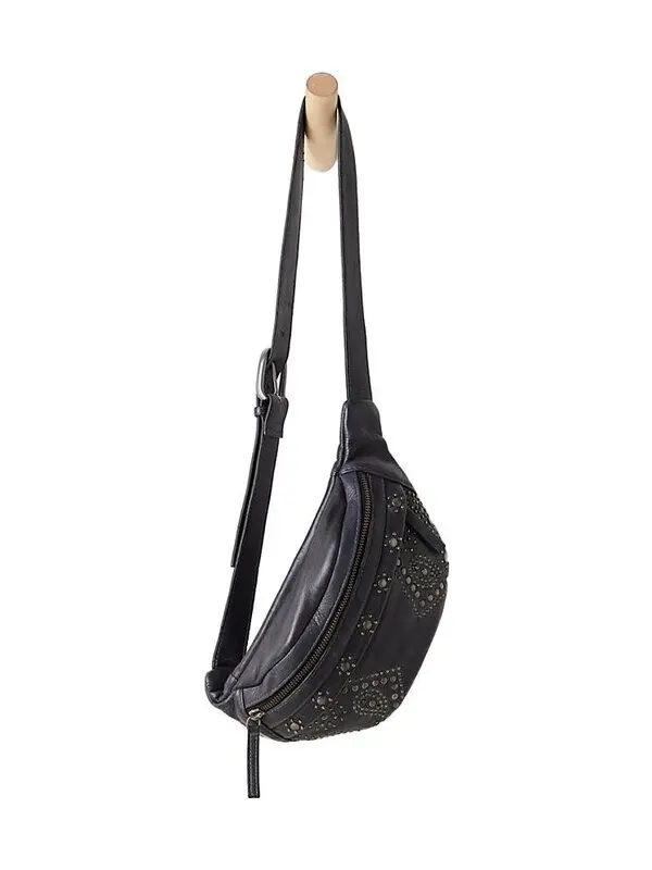 Free People Adorned Sling Bag - Black
