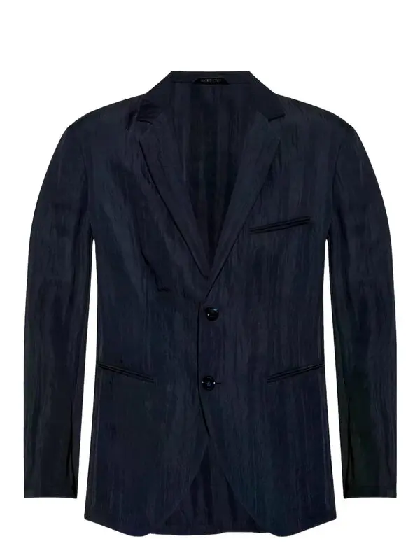 Giorgio Armani Buttoned Blazer - Blue