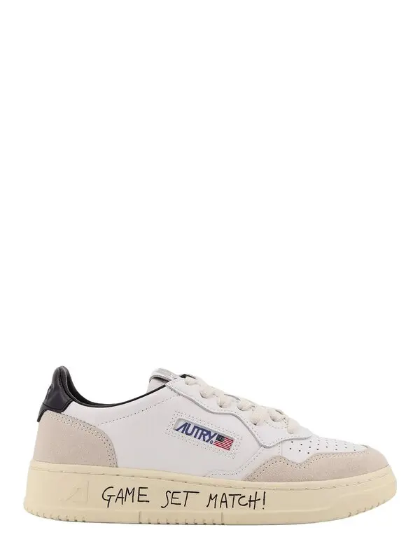AUTRY Medalist Leather Sneakers - White
