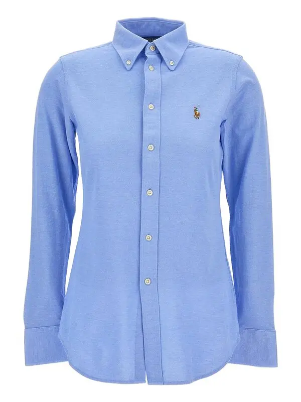 Polo Ralph Lauren Cotton Oxford Shirt - Sky Blue