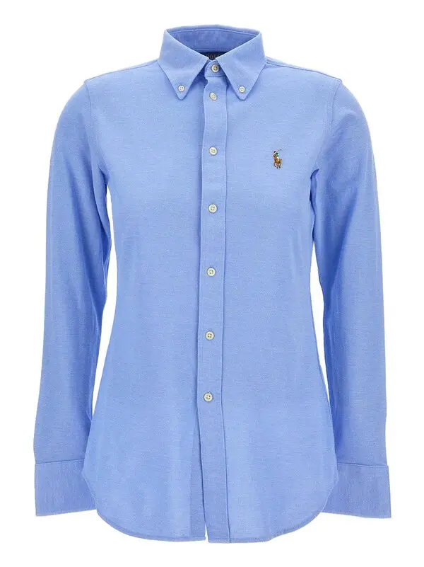 Polo Ralph Lauren Cotton Oxford Shirt - Sky Blue