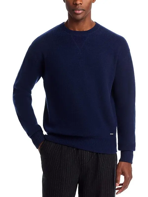 Simkhai Vaughn Wool & Cashmere Crewneck Sweater - Midnight