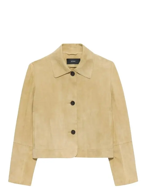 ARMA Emy Suede Jacket - Gravel