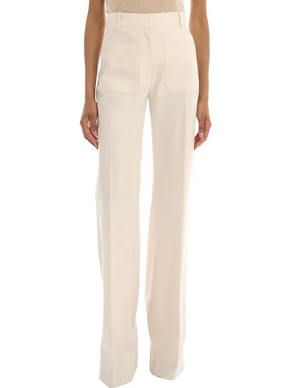 Victoria Beckham Alina Trousers - Bone
