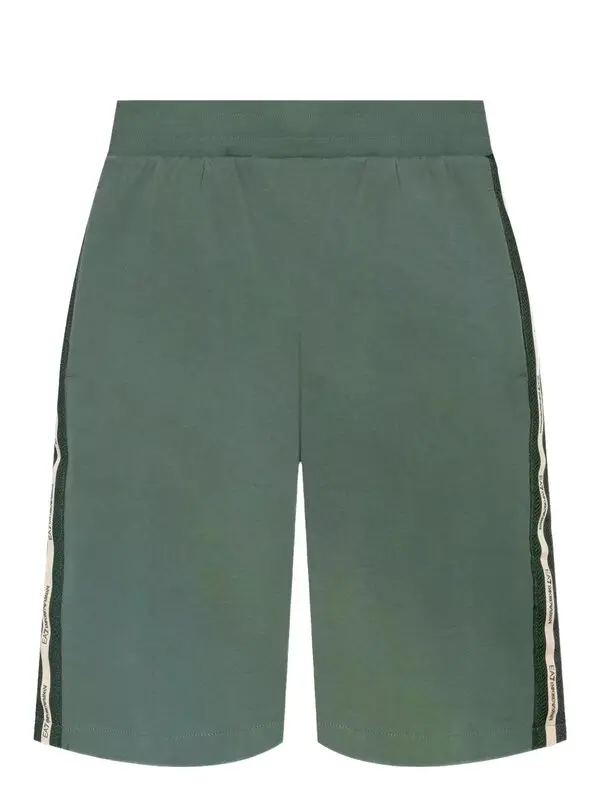 Emporio Armani Side-stripe Shorts - Green