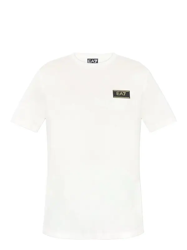 Emporio Armani Logo-patch T-shirt - White