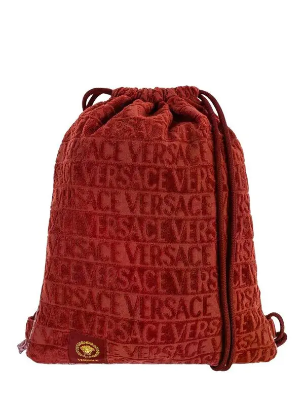 Versace I ♡ Baroque Gym Carrier Backpack - Red