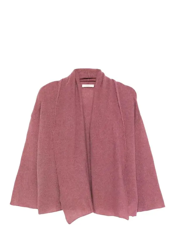 Fedeli Open-front Cardigan - Pink