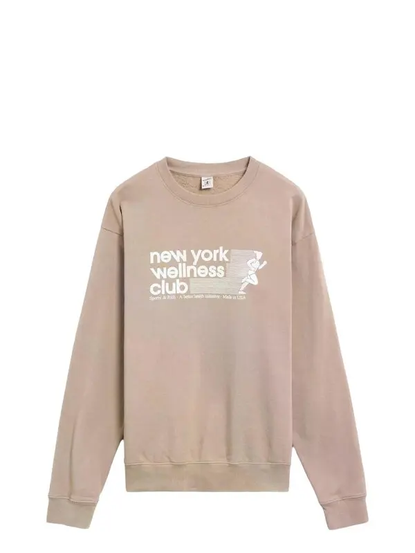 SPORTY & RICH Wellness Club Sweatshirt - Neutrals