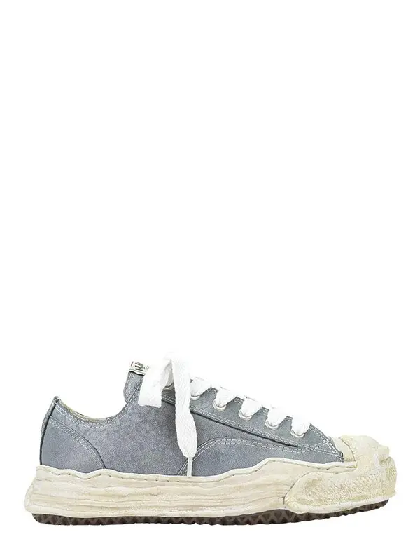 Mihara Yasuhiro Hank Low Vintage Leather Sneakers - Grey