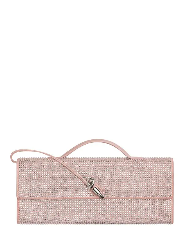 Bottega Veneta Andiamo Clutch - Rose