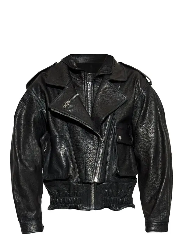 Isabel Marant Aneli Leather Jacket - Black