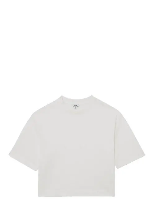 REISS Relaxed-fit Cotton T-shirt - White