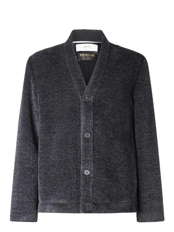 Mr P. Wool And Alpaca-blend Cardigan - Black