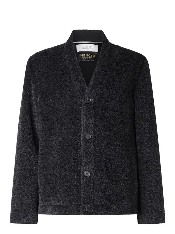 Mr P. Wool And Alpaca-blend Cardigan - Black