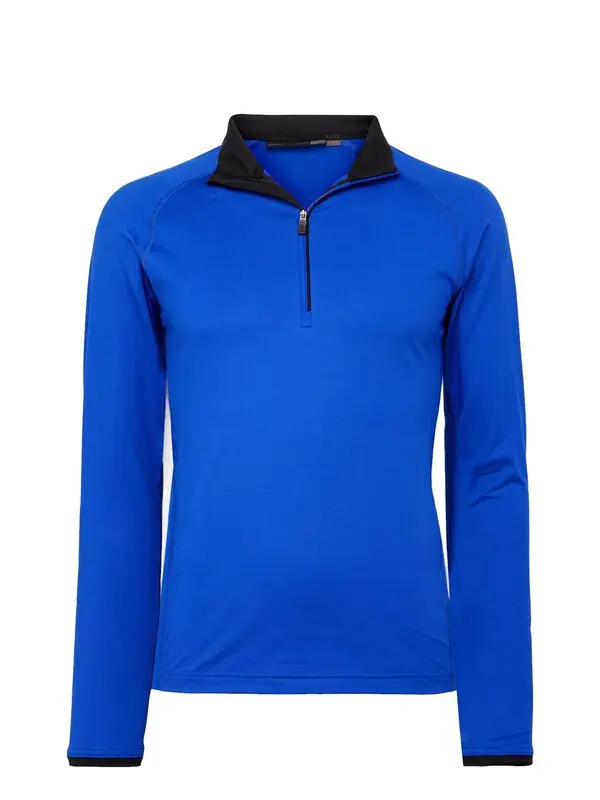 Kjus Stretch-jersey Half-zip Ski Mid-layer - Blue