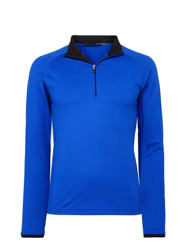Kjus Stretch-jersey Half-zip Ski Mid-layer - Blue