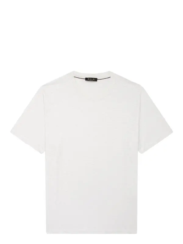 Loro Piana Linen T-shirt - White