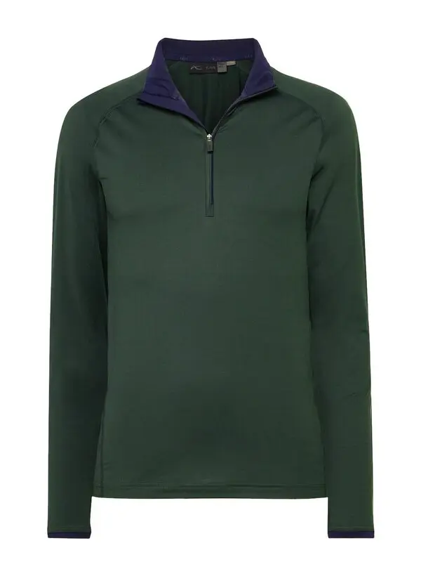 Kjus Stretch-jersey Half-zip Mid-layer - Green