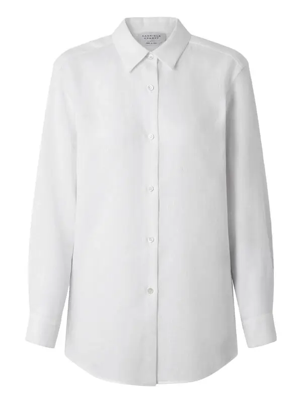 Gabriela Hearst Reyes Linen Shirt - White