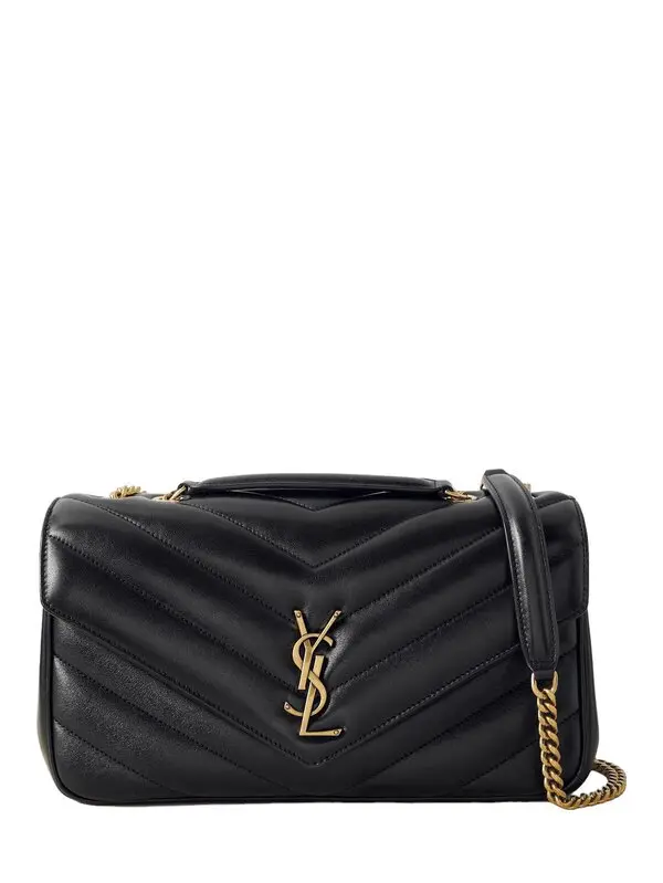 Saint Laurent Loulou Medium Shoulder Bag - Black