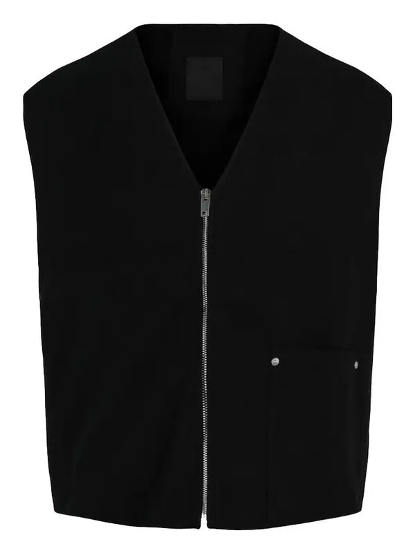 Givenchy Sleeveless Jacket - Black