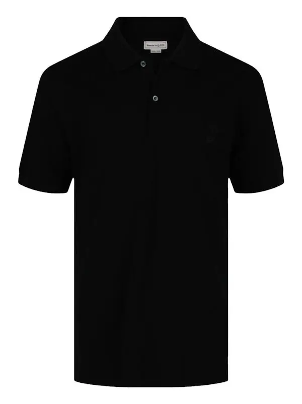 Alexander McQueen Skull Polo Shirt - Black
