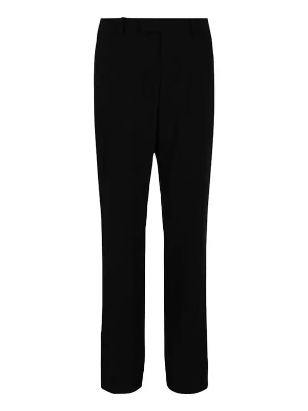 FERRAGAMO Mid-rise Trousers - Black