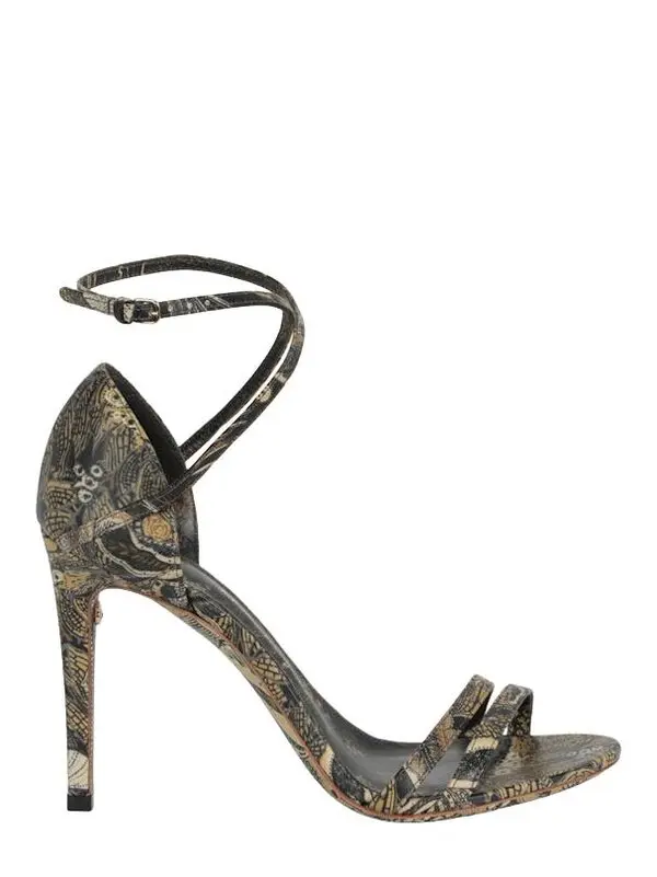 FERRAGAMO Ines X5 Strappy Sandals - Black