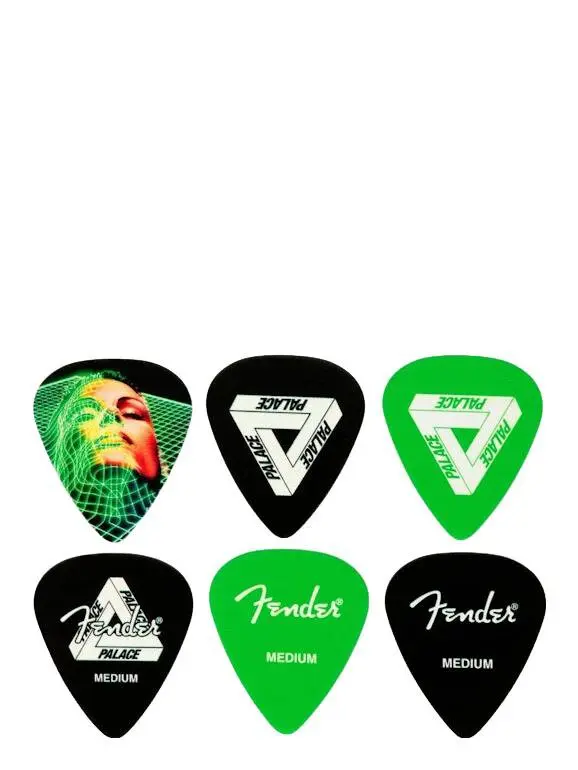 PALACE Fender X Medium Pick Set - Green