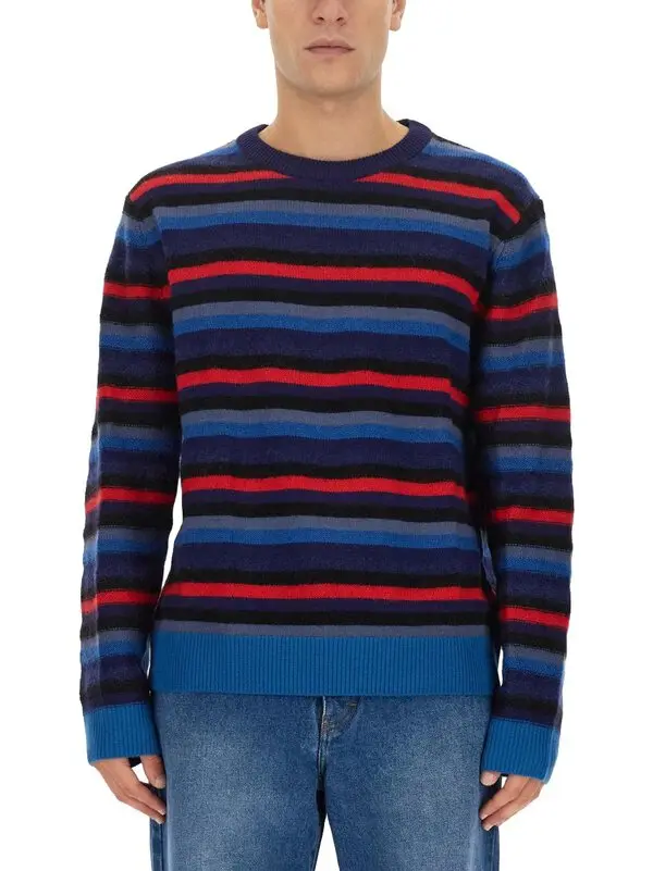 Paul Smith Striped Jersey - Blue