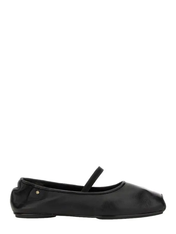 Tory Burch Ballerina Runway Flats - Black