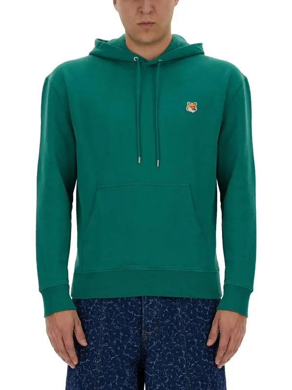 Maison Kitsuné Fox Head Sweatshirt - Green