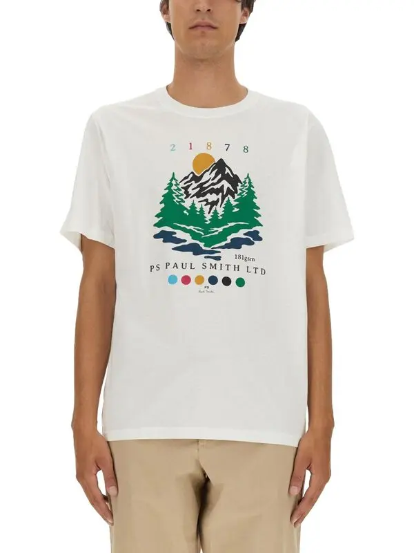 Paul Smith T Shirt With Logo - White