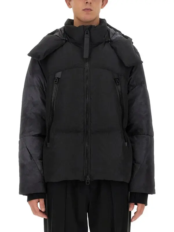 JG1 Oversized Zip-up Jacket - Black
