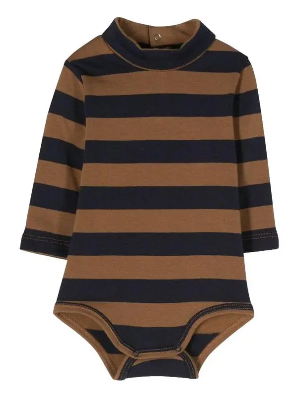TEDDY & MINOU Striped Cotton-elastane Bodysuit - Multicolour