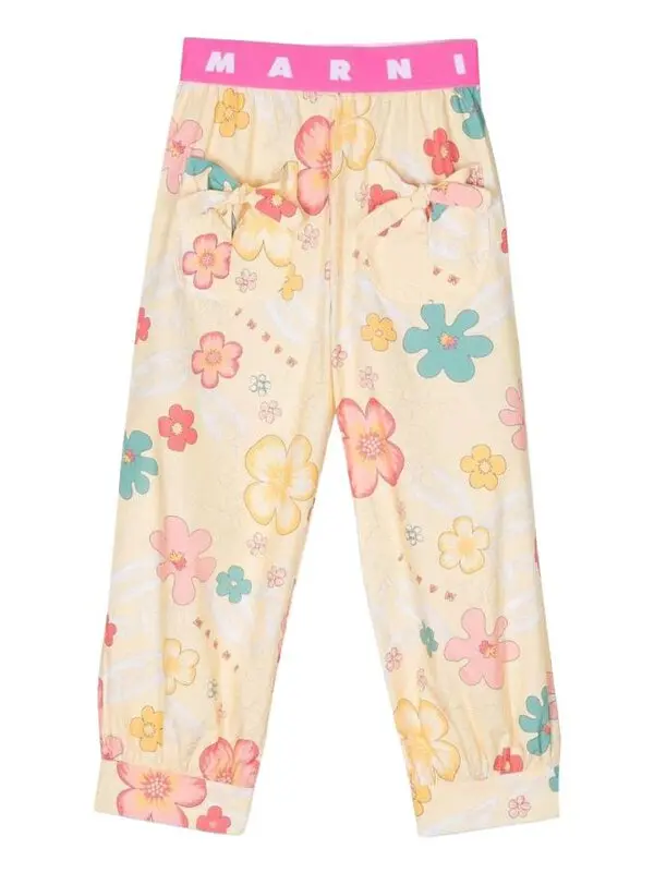 Marni Printed Cotton Pants - Multicolour
