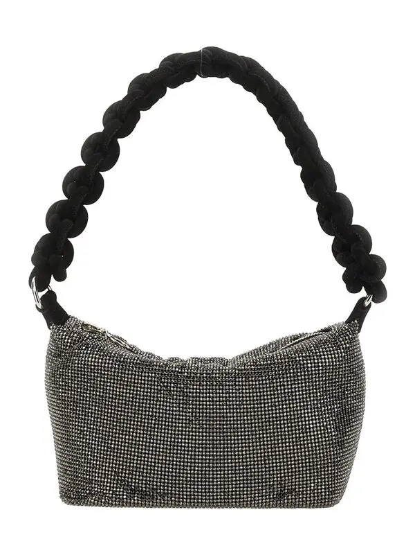 Kara Bag With Knotted Handle - Charcoal