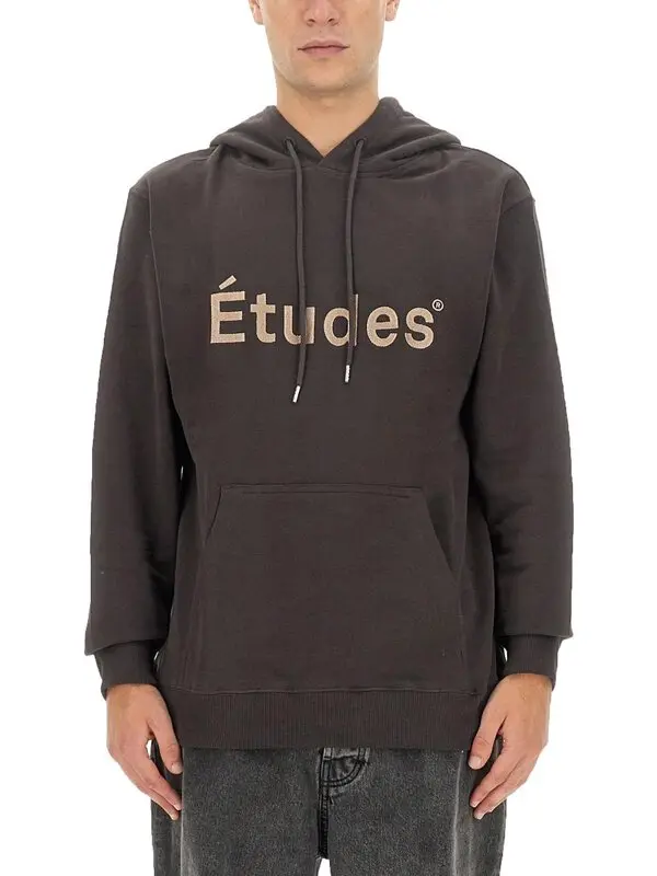 ETUDES Sweatshirt With Logo - Brown