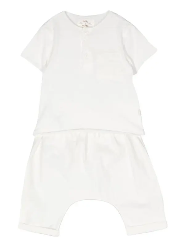 TEDDY & MINOU T-shirt And Pants Suit - White