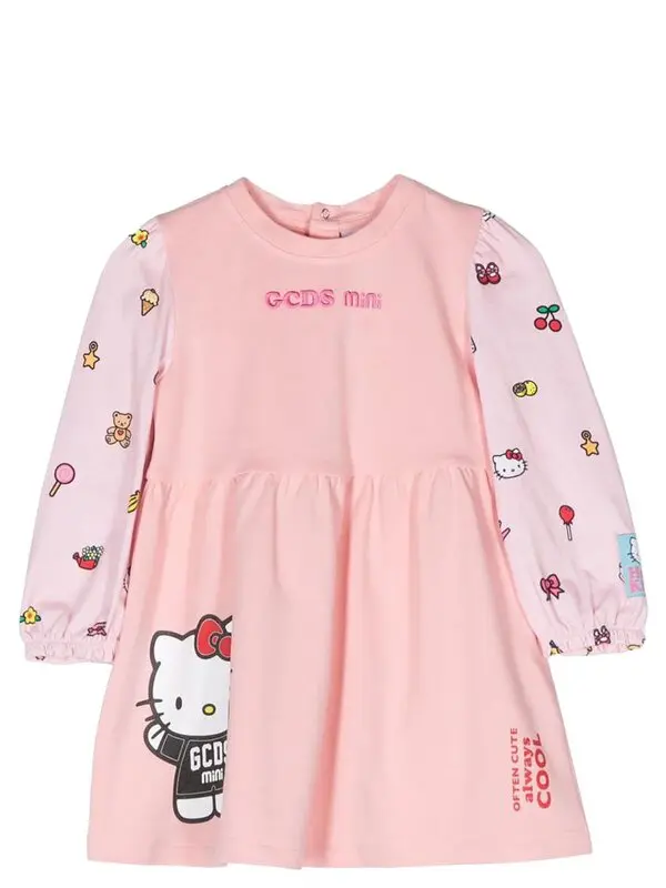 Gcds Hello Kitty Cotton Dress - Pink