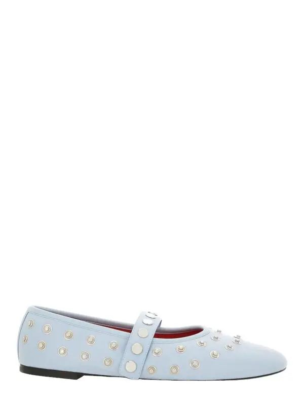 Stella McCartney Ryder Ballerina With Studs - Baby Blue