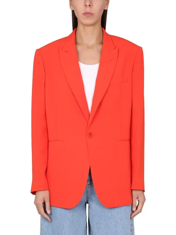 Aspesi Single-breasted Blazer - Orange