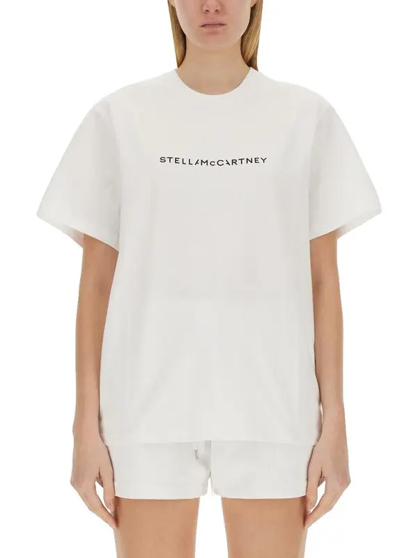 Stella McCartney T-shirt With Logo - White
