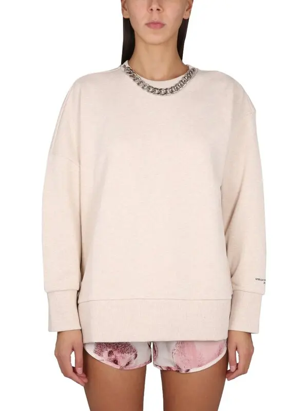Stella McCartney Falabella Chain Sweatshirt - Ivory