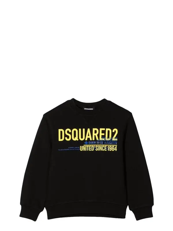 Dsquared2 Relaxed-fit Crewneck Sweatshirt - Black
