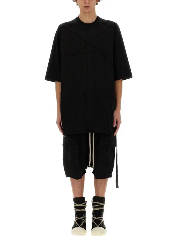 Rick Owens Cotton T Shirt - Black
